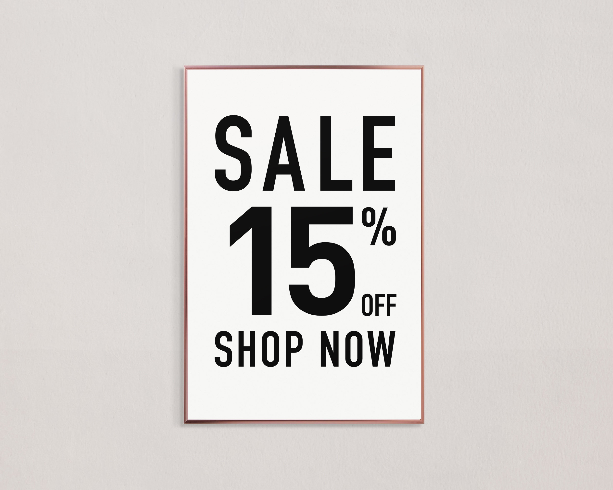 6 Set of SALE, Signs Download for Retail Shop / Boutique, Small ...