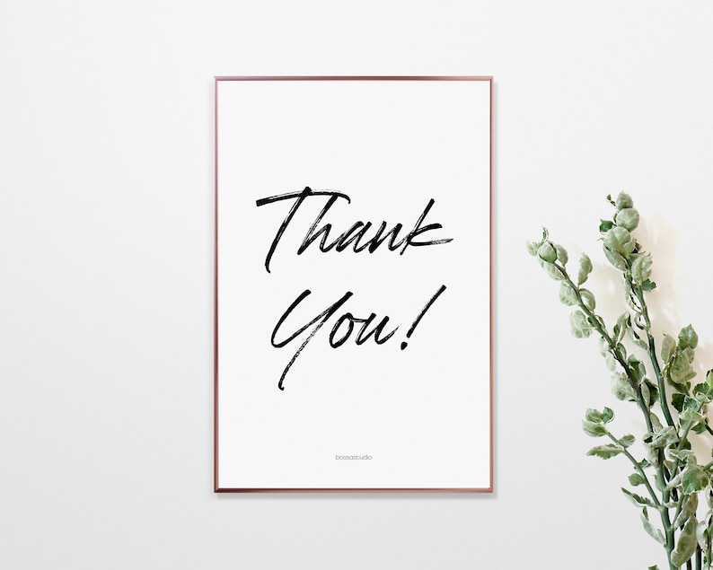 Thank You Sign Download, Small Business Supply / Essential, Gratitude ...