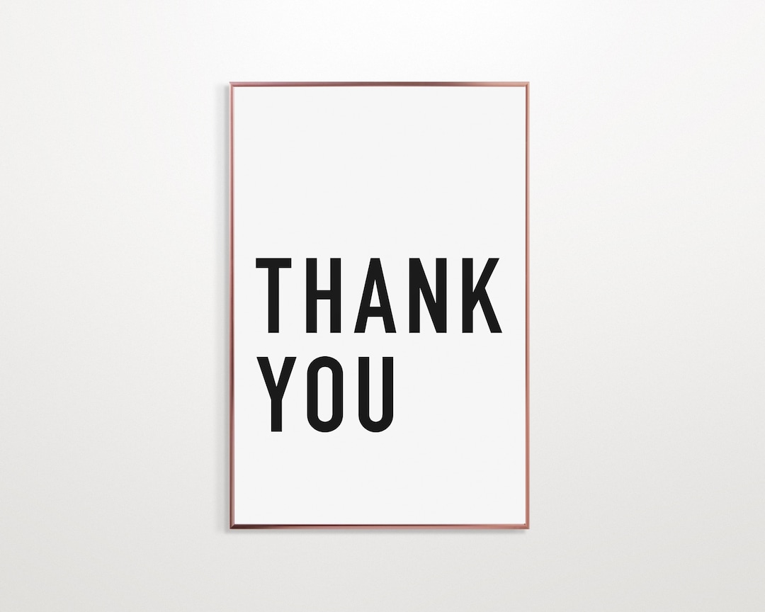 Thank You Sign Download, Small Business Supply for Your Retail Boutique ...