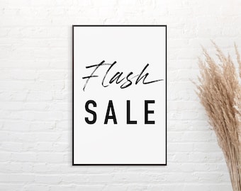 Retail Shop Sale Sign Print Poster - Etsy