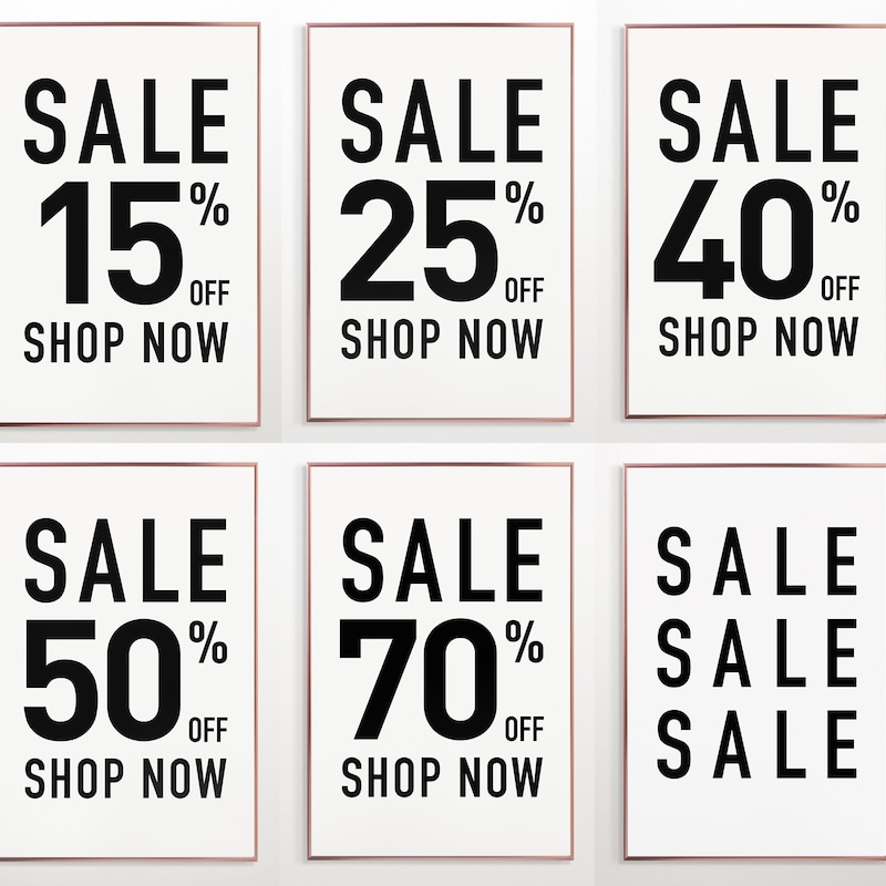 25% off Sale Sign - Etsy
