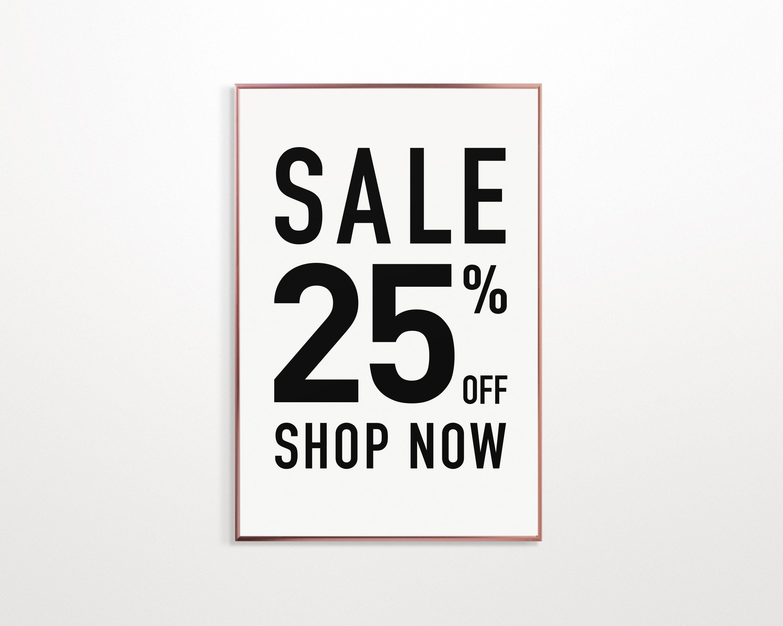 6 Set of SALE, Signs Download for Retail Shop / Boutique, Small ...