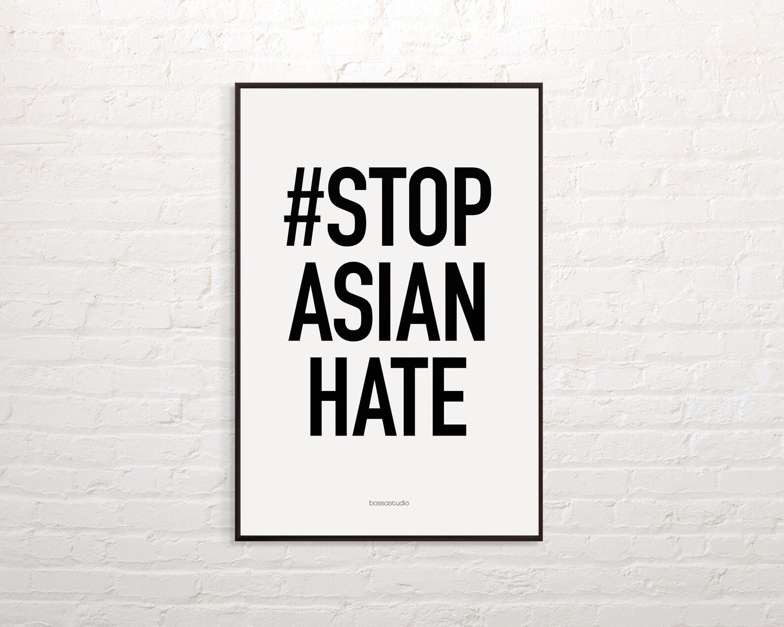 Stop Asian Hate Sign Download, Civil Rights Lawn Print, Stop Racism ...
