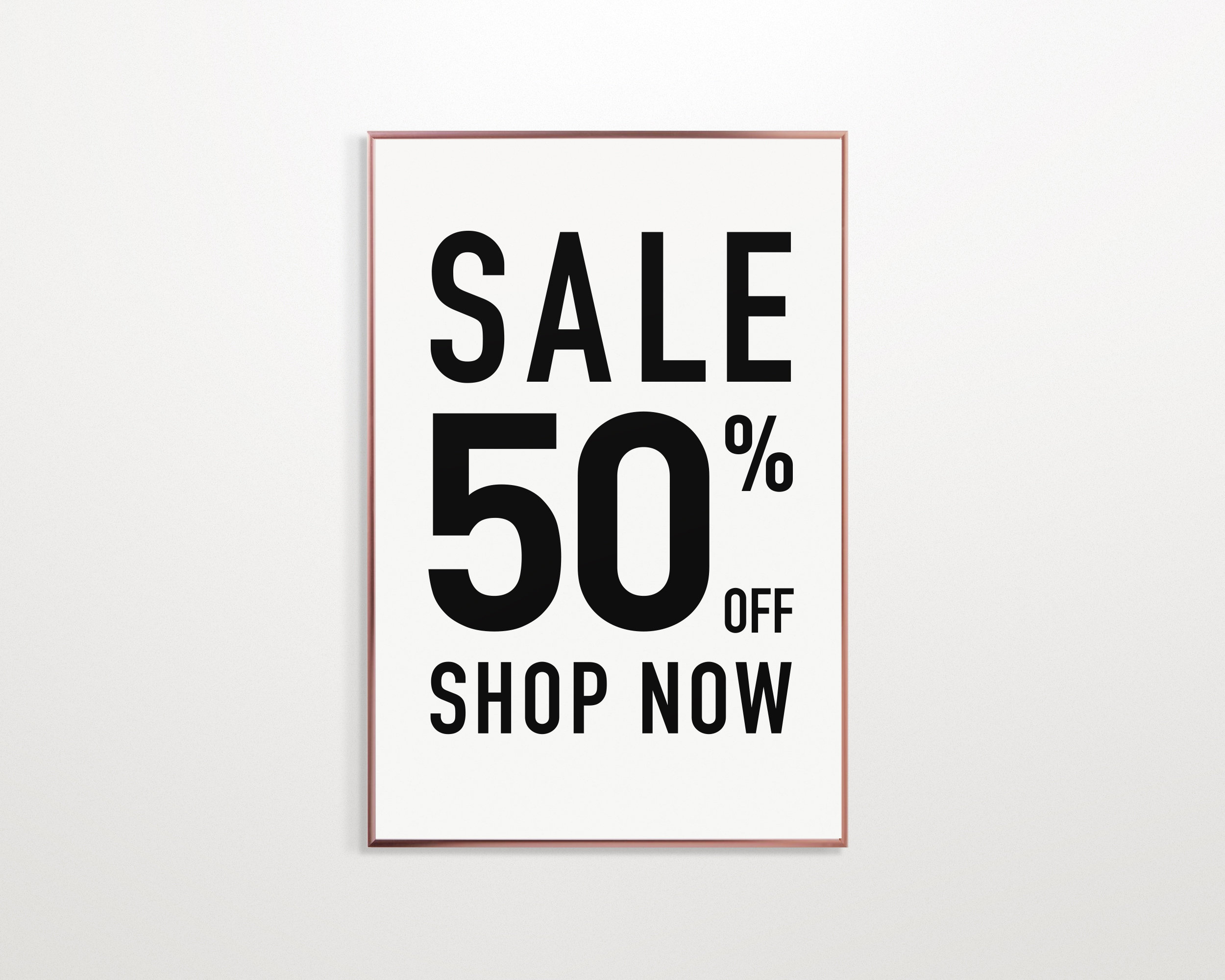 SALE 50% Off, Sign Download for Retail Shops or Boutiques, Small ...