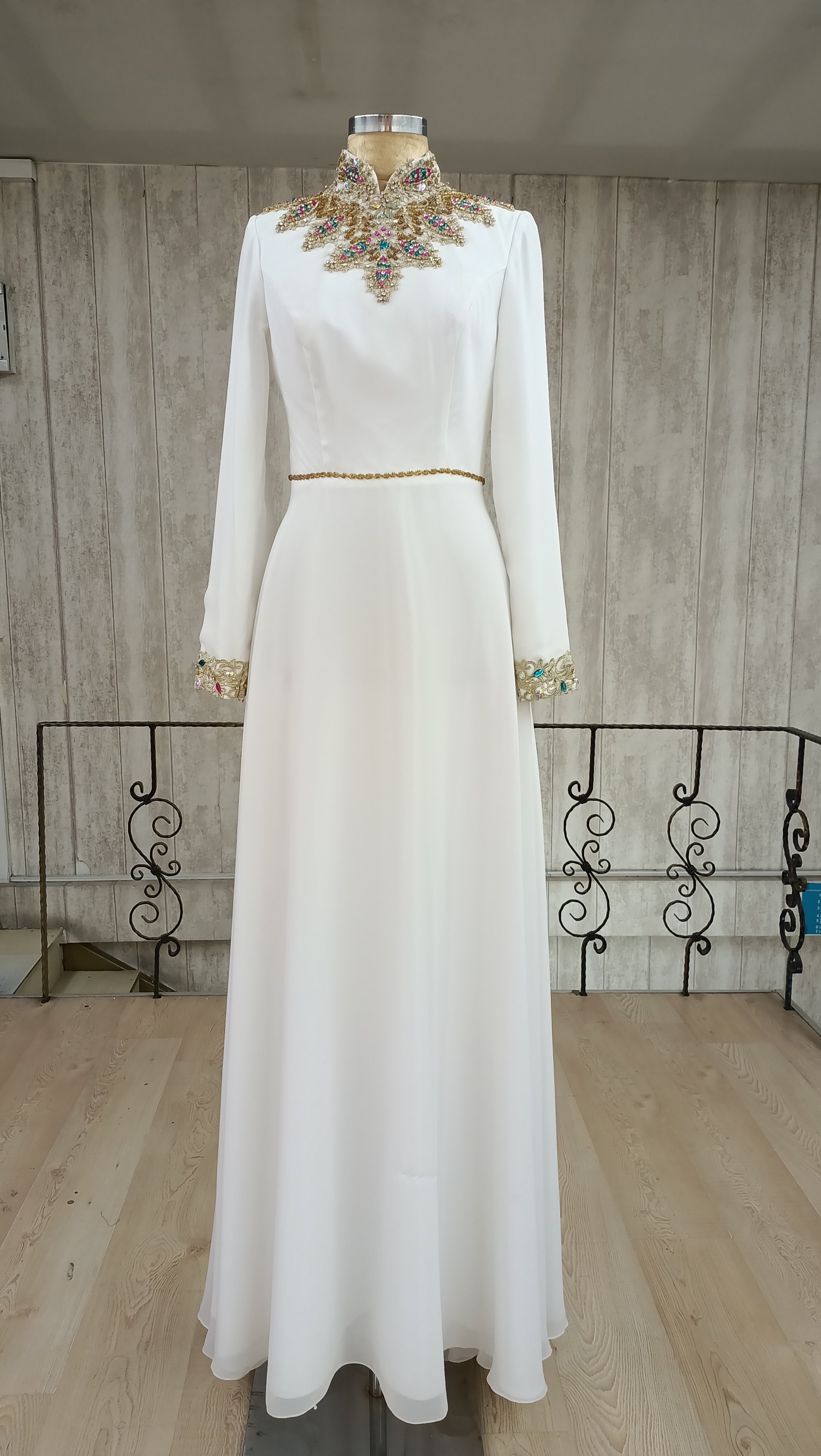 Traditional Caftan With Ottoman Turkish Motif Kaftan Türk - Etsy