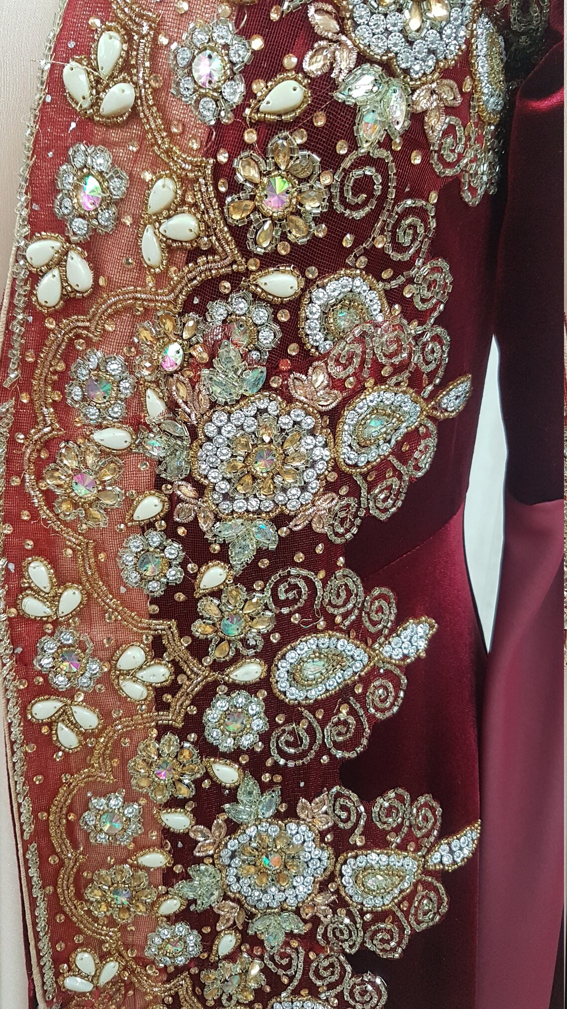 Traditional Caftan With Ottoman Turkish Motif Kaftan Türk - Etsy