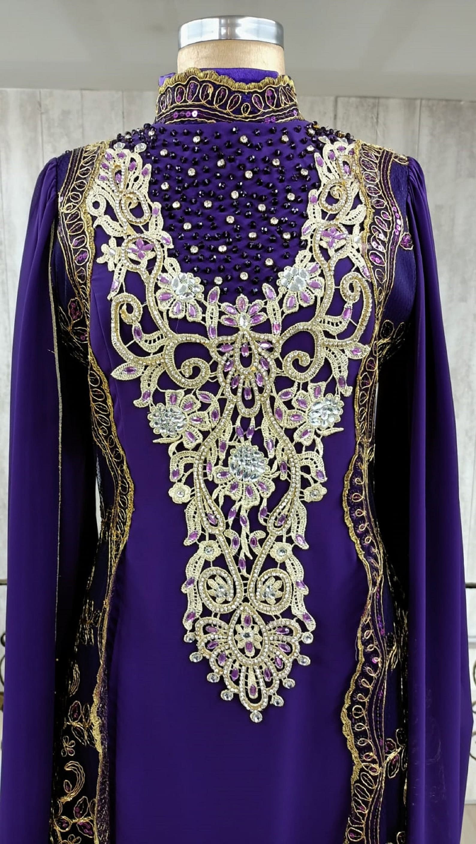 Traditional Caftan With Ottoman Turkish Motif Kaftan Türk - Etsy UK