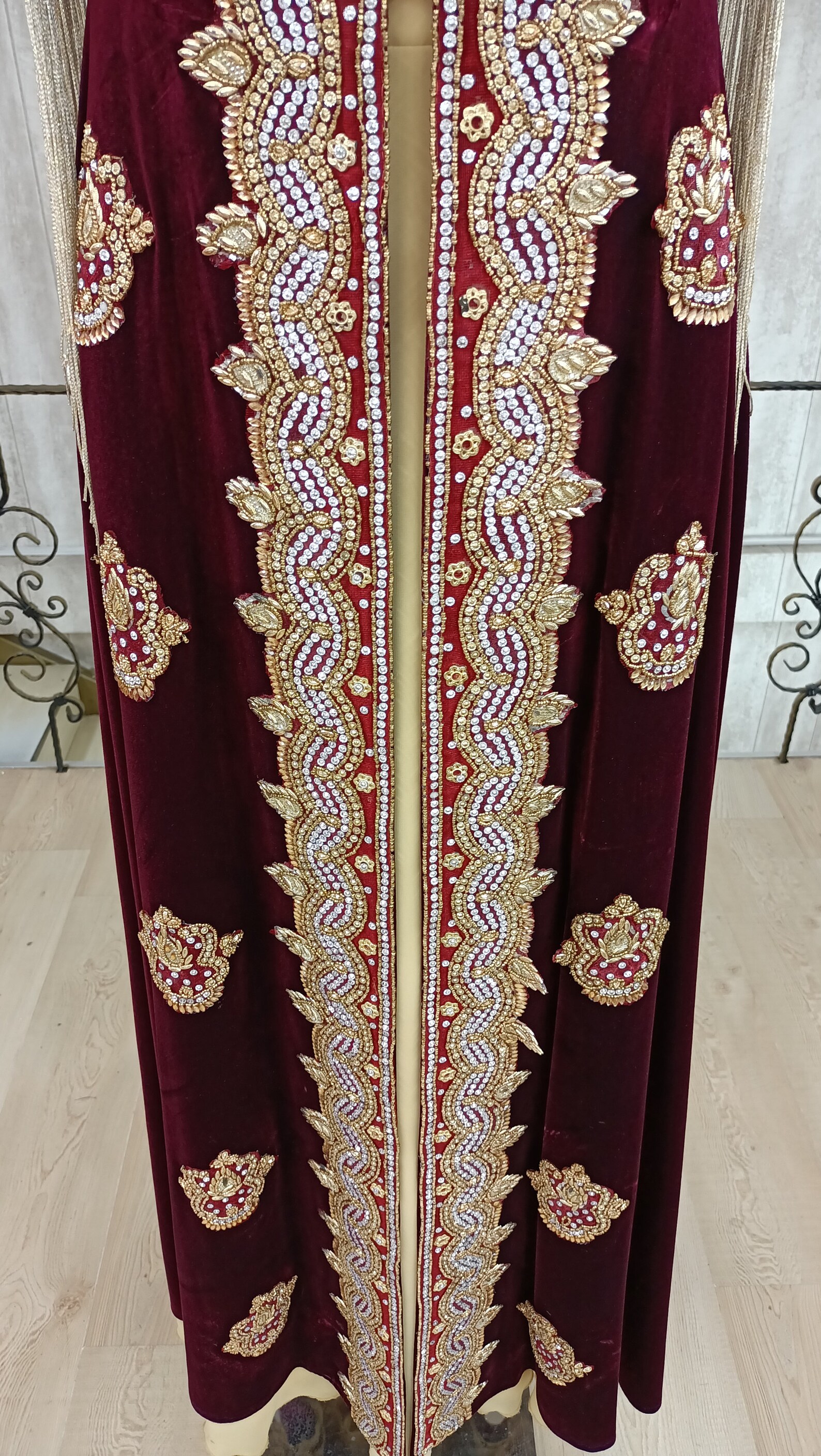 Traditional Caftan With Ottoman Turkish Motif Kaftan Türk Bindallı ...