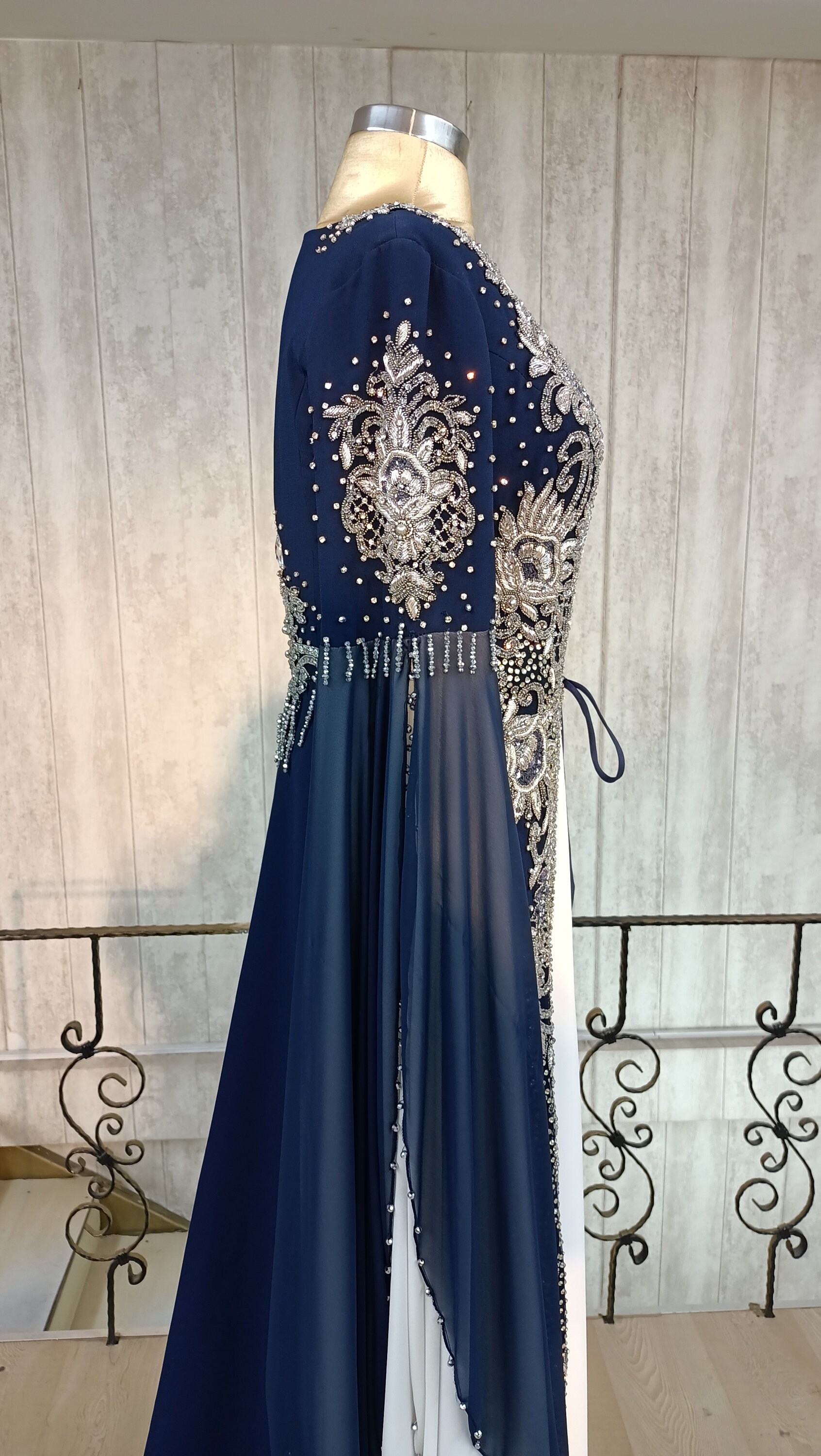 Traditional Caftan With Ottoman Turkish Motif Kaftan Türk 38 - Etsy