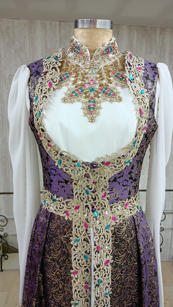 Traditional Caftan With Ottoman Turkish Motif Kaftan Türk - Etsy