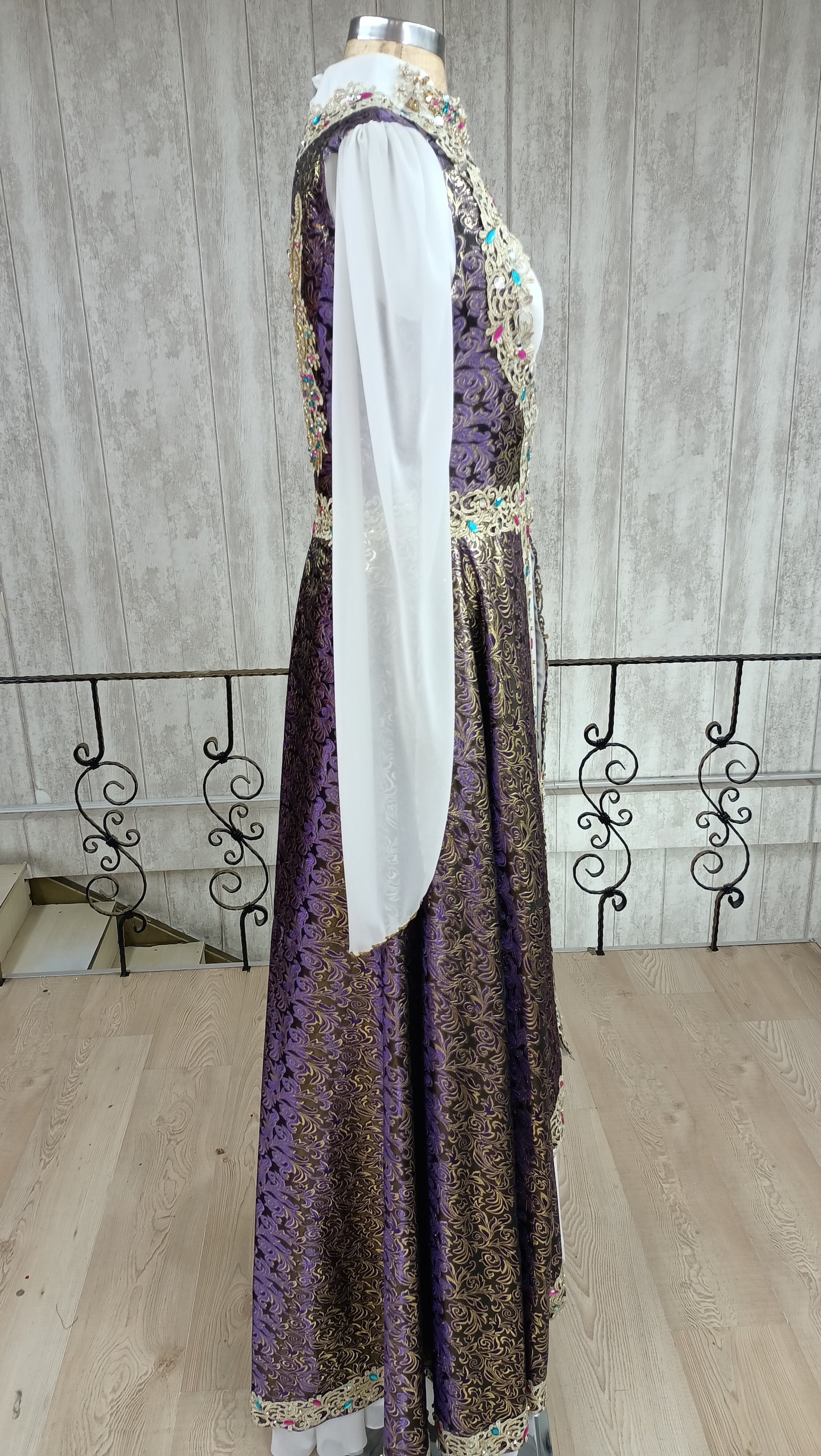 Traditional Caftan With Ottoman Turkish Motif Kaftan Türk - Etsy