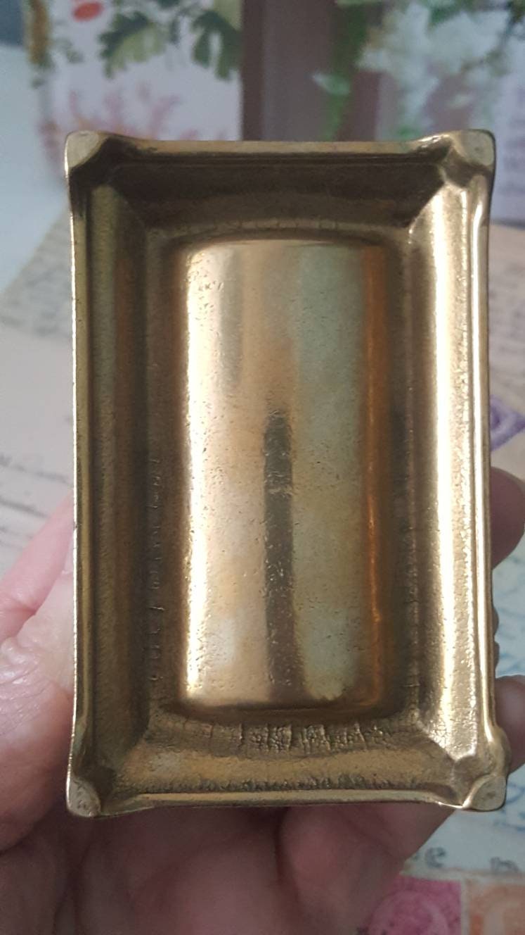 Brass Stamp Box Art Nouveau Style Sunflower Design Brass Box - Etsy UK