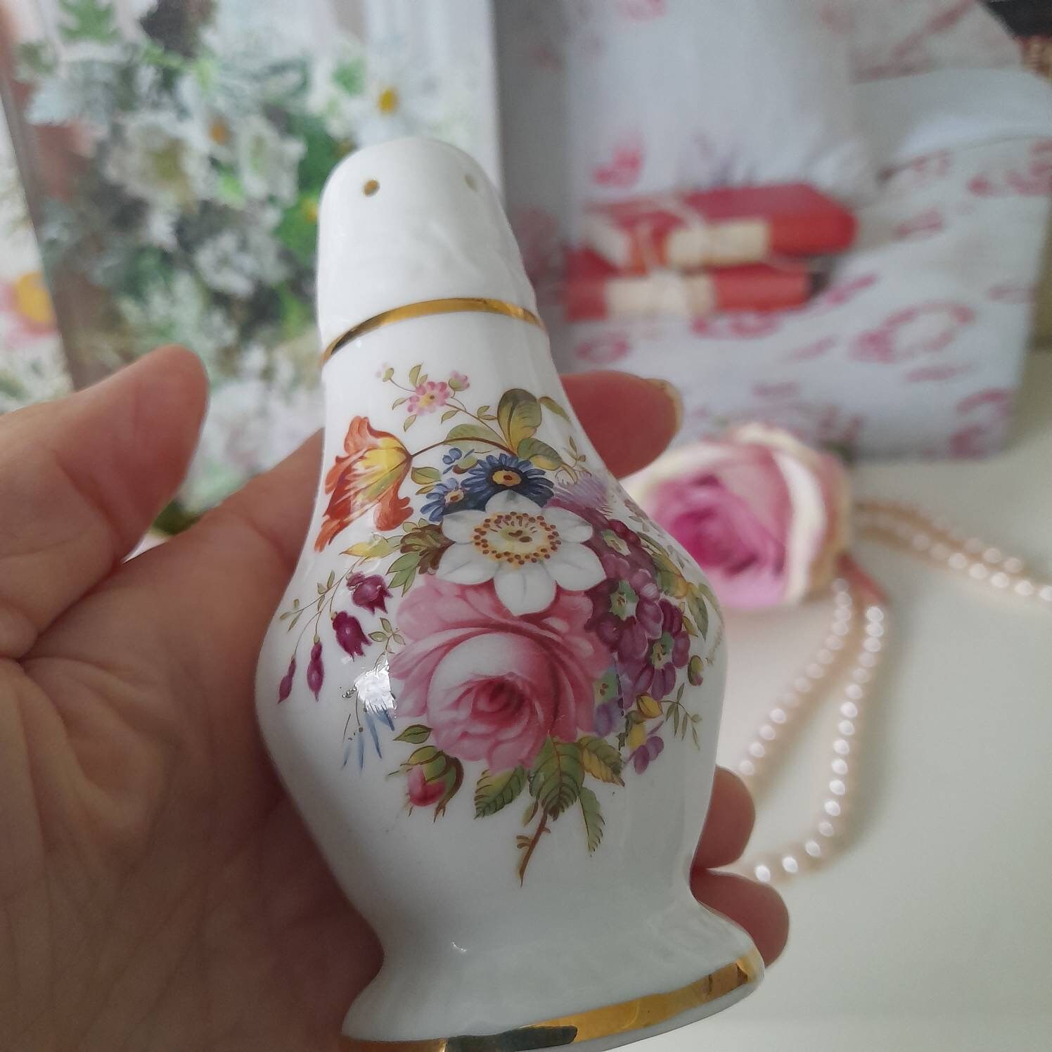 Vintage Hammersley Spode Lady Patricia Salt & Pepper Set - Etsy