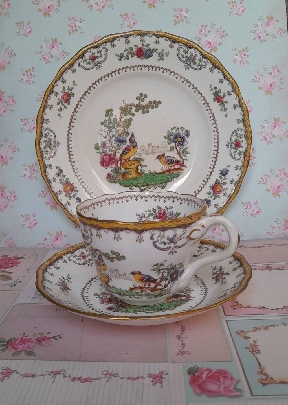 RARE Spode Trio in Chelsea for Harrods Reg Design No. 568949 - Etsy