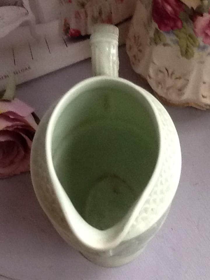 Pretty Art Deco Pale Green Milk Jug With Raised Grapes & Vine | Etsy