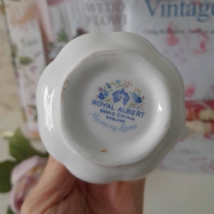 Vintage Royal Albert 'memory Lane' Bone China Milk Jug Creamer With ...