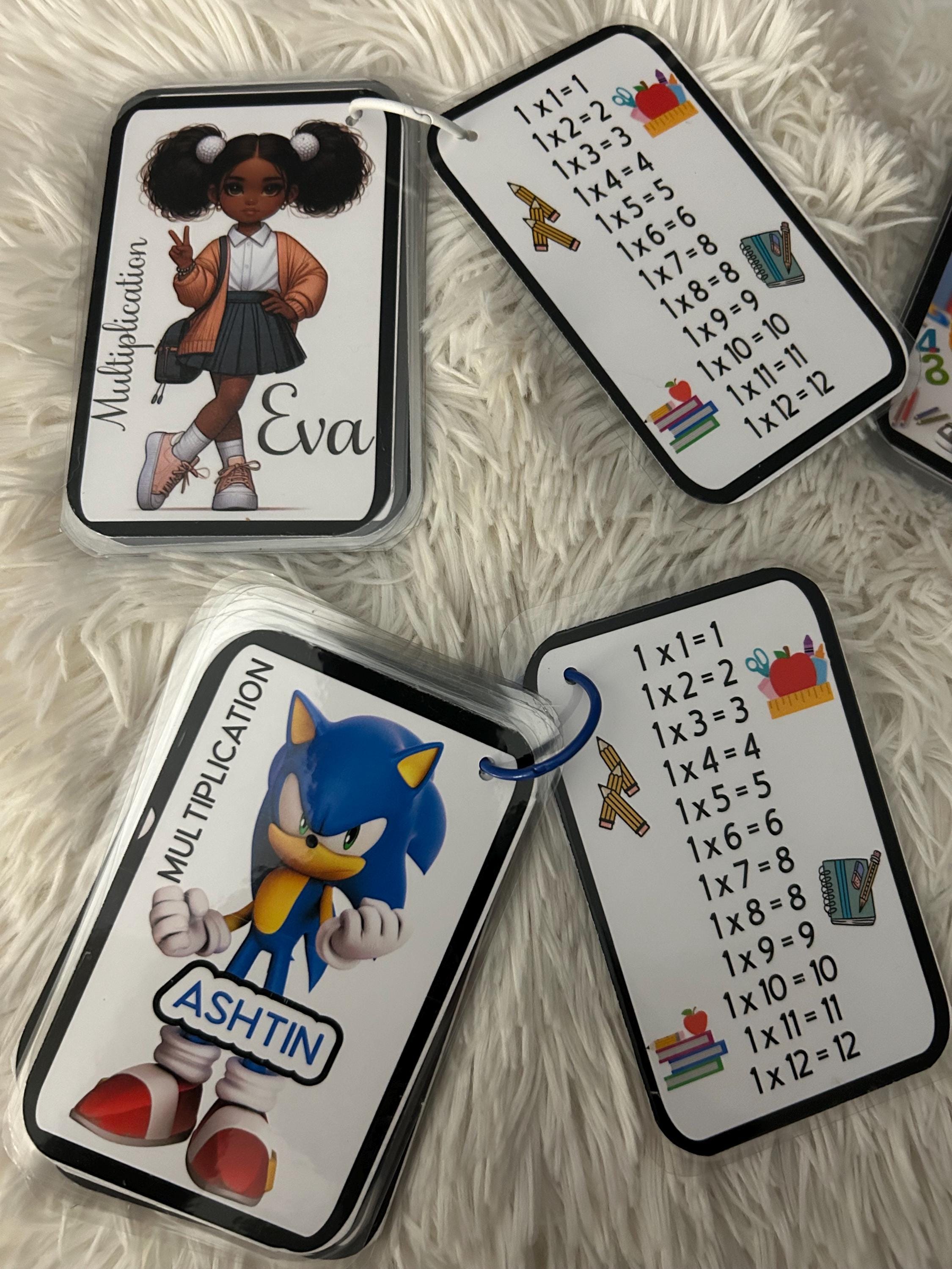 Personalized Flash Cards, Flash Cards, Flip Cards, Learning Cards - Etsy