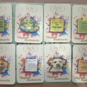 Magnetic Bookmarks and Paper Clips - Etsy
