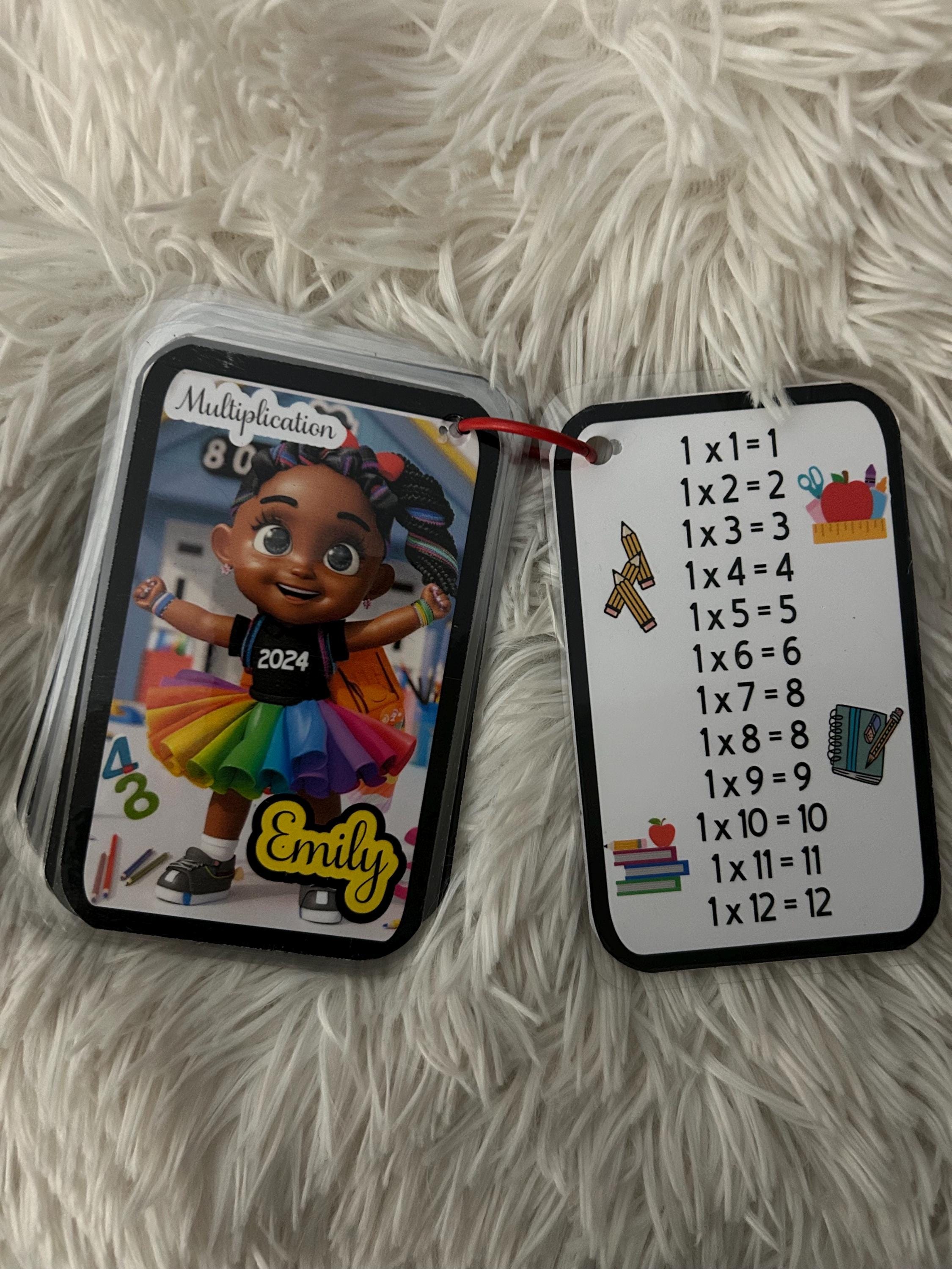 Personalized Flash Cards, Flash Cards, Flip Cards, Learning Cards - Etsy