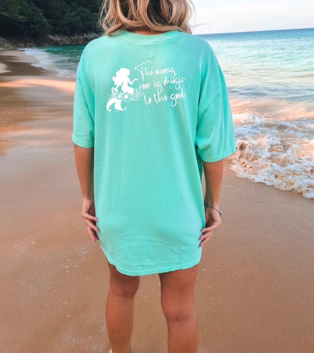 The Oceans Roar Unisex Adults T-shirt Sea Life T-shirt Beach - Etsy