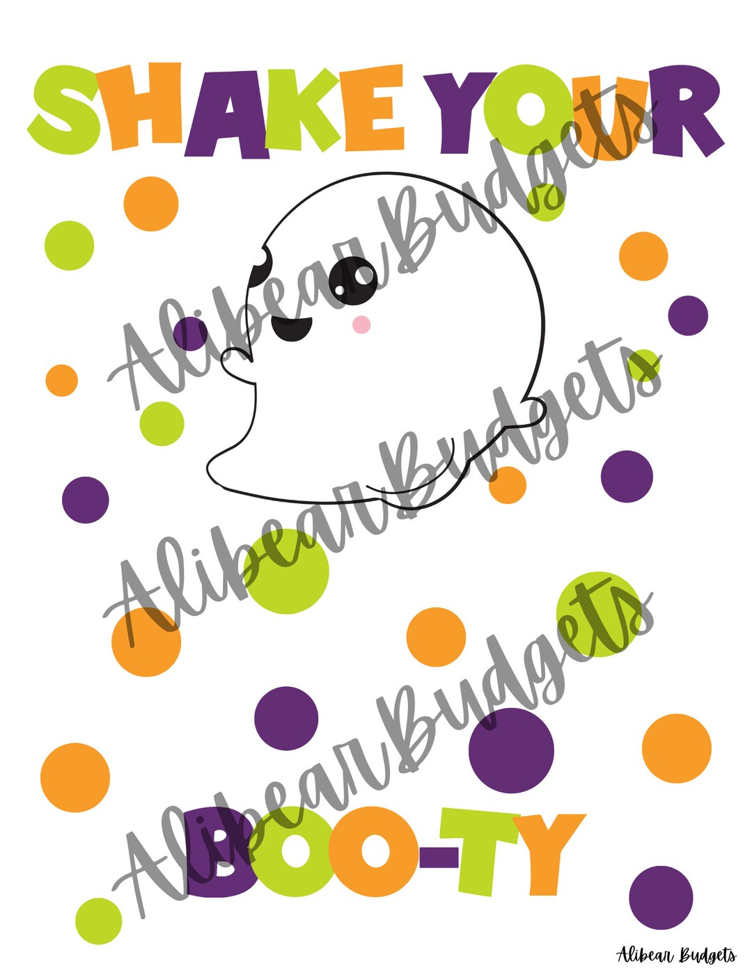 Shake Your Boo-ty Roll and Save - Etsy