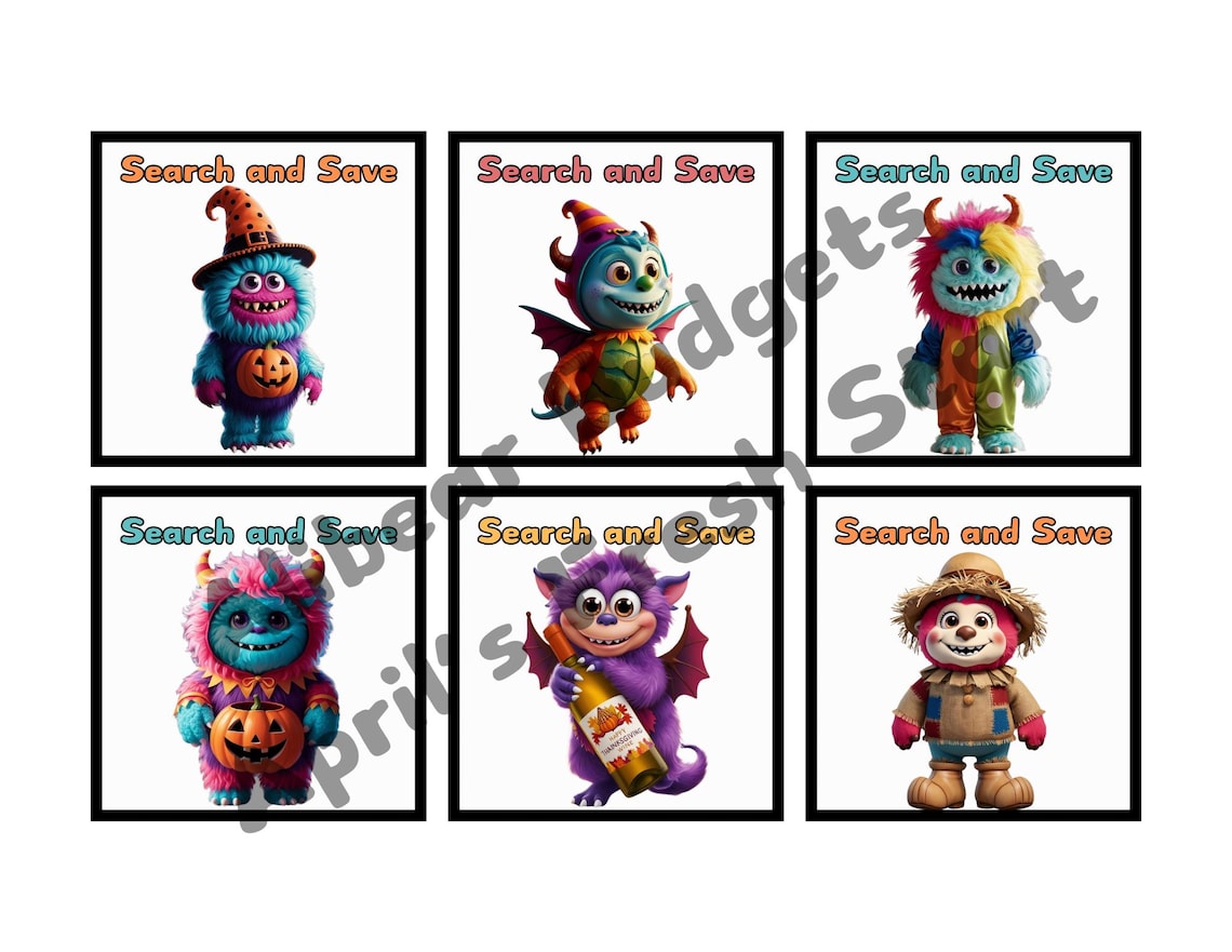 Monster Town Box Challenge - Holiday EXPANSION PACK - Etsy