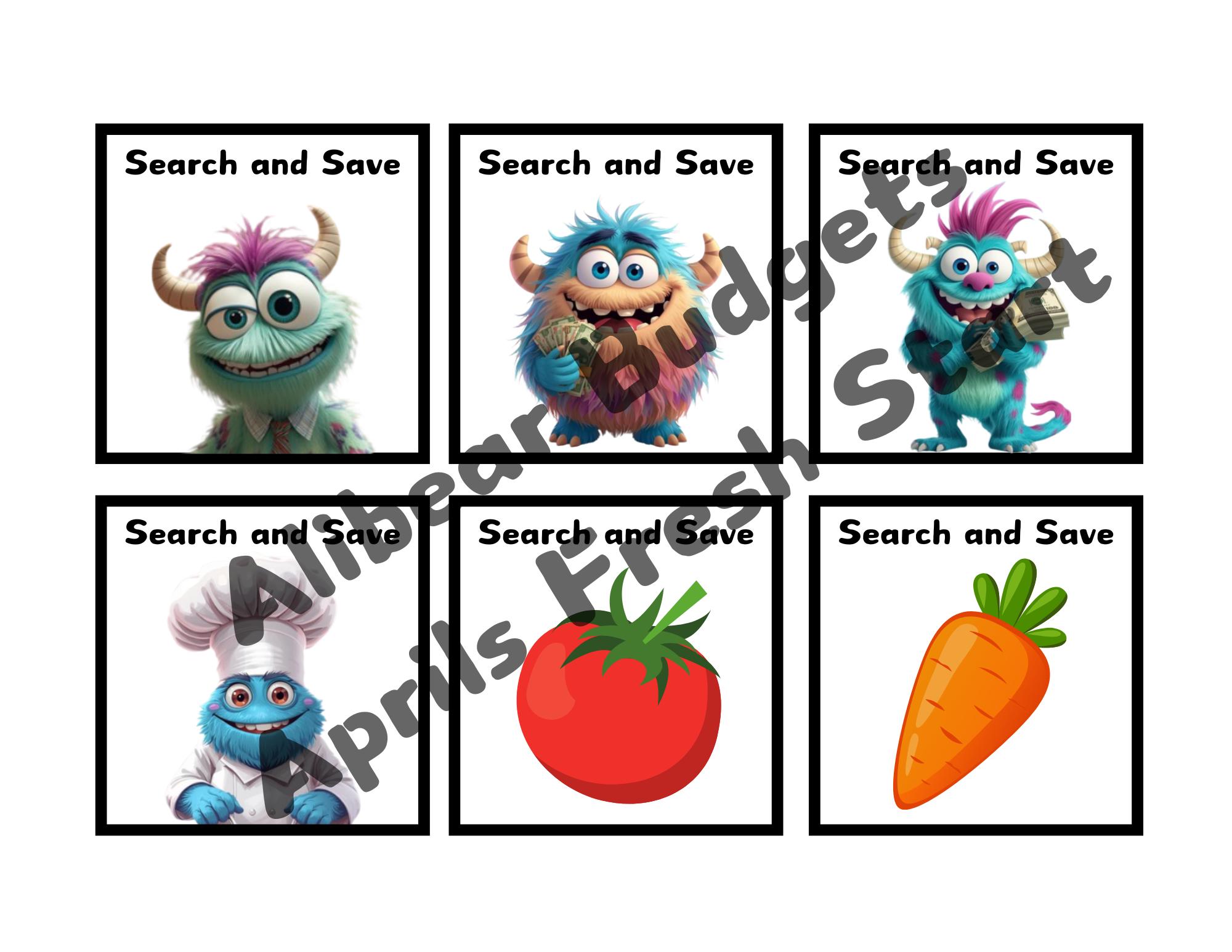 Monster Town Box Challenge - Monster Jobs 2 EXPANSION PACK - Etsy