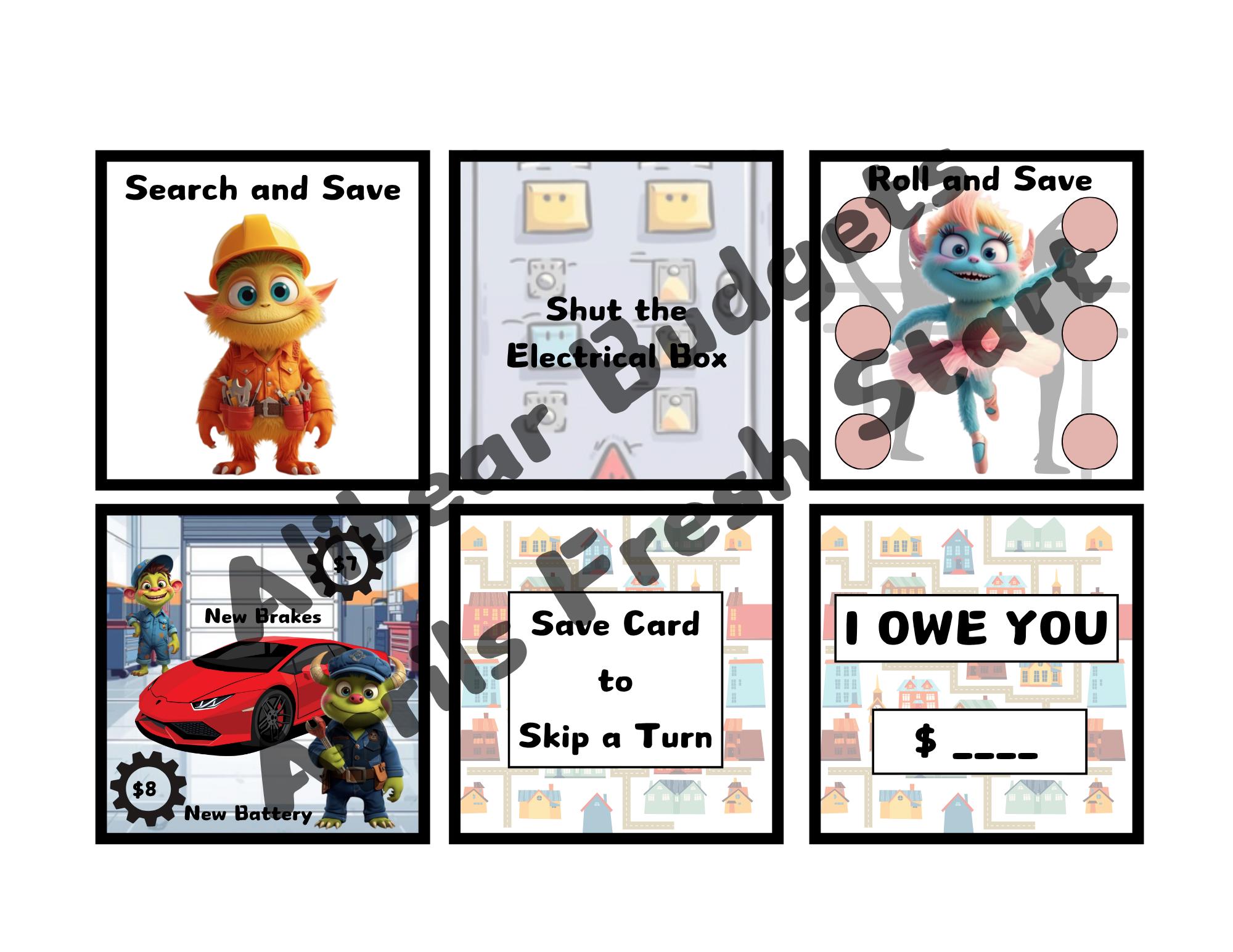 Monster Town Box Challenge - Monster Jobs 2 EXPANSION PACK - Etsy