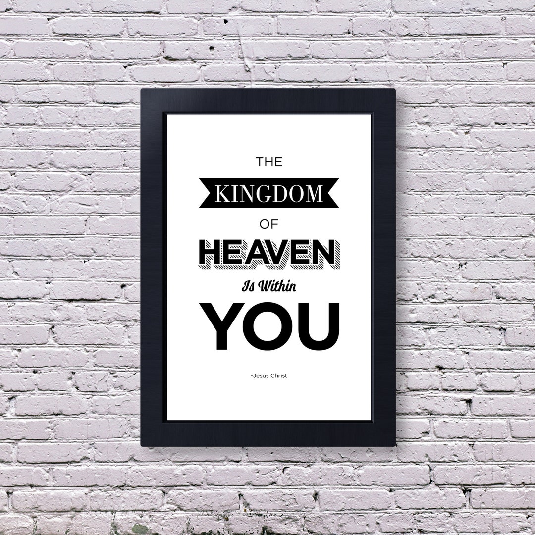 Spiritual Poster Christian Poster Christian Quote Poster Religious ...