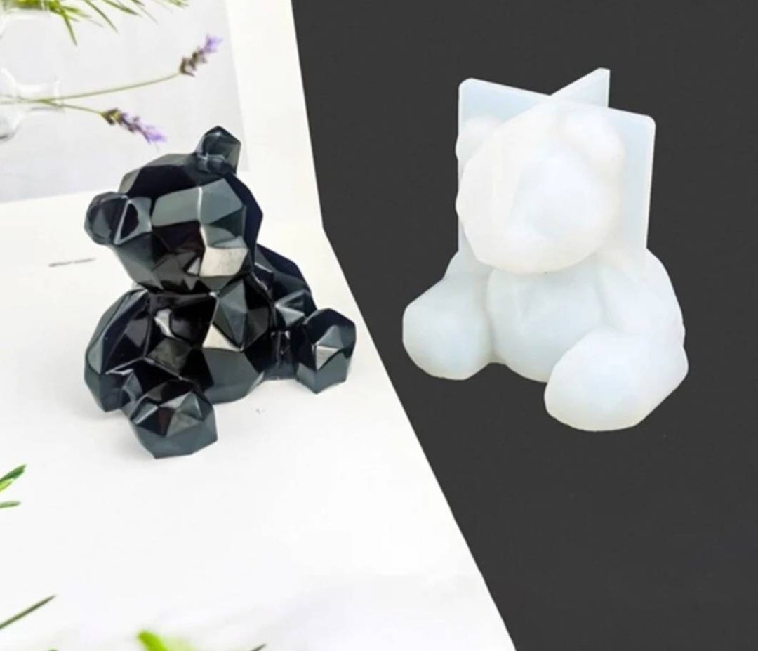 3D Bear Mold Silicone Mould Teddy Bear Mould Candle Mold Soap - Etsy UK