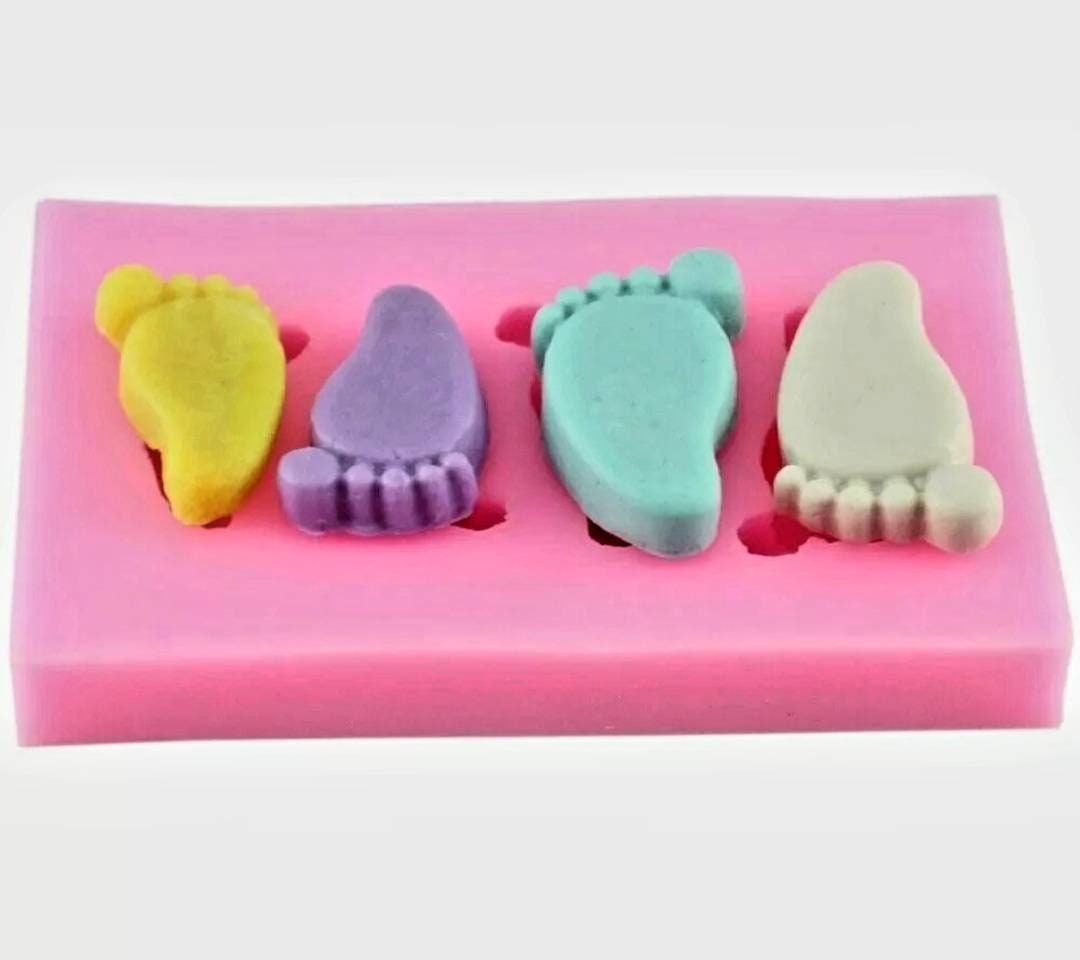 Baby Footprints Mold Silicone Mold Foot Moldjewellery - Etsy