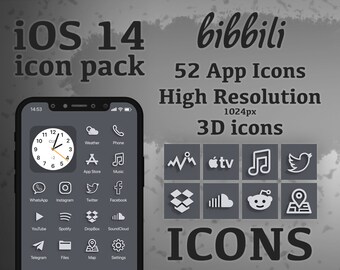 Ios 3d Icons | Etsy