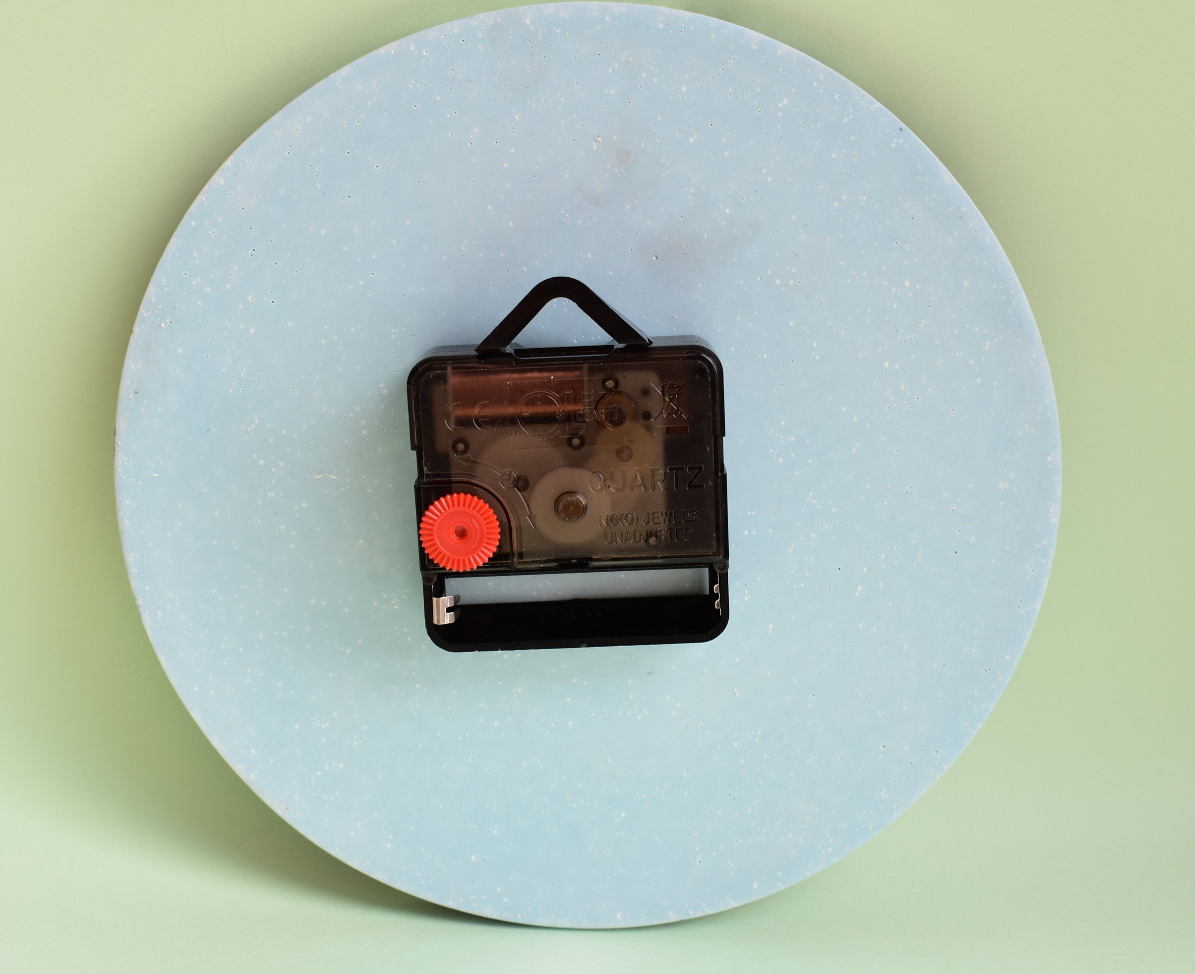 Jesmonite Handmade Marbled Wall Clock Valiant - Etsy.de