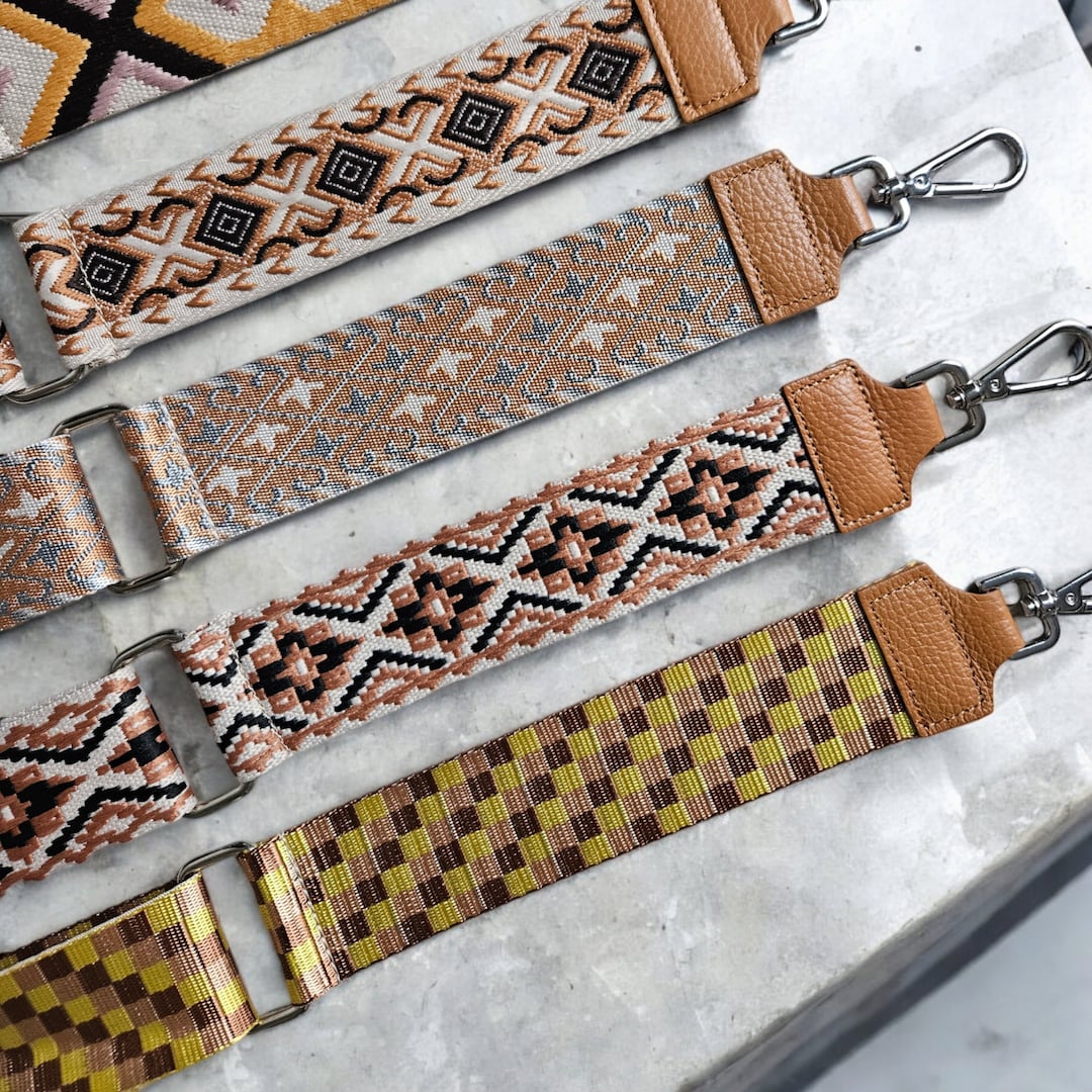 Bag Strap Camel Brown Fabric Strap Interchangeable Strap Bag Strap ...