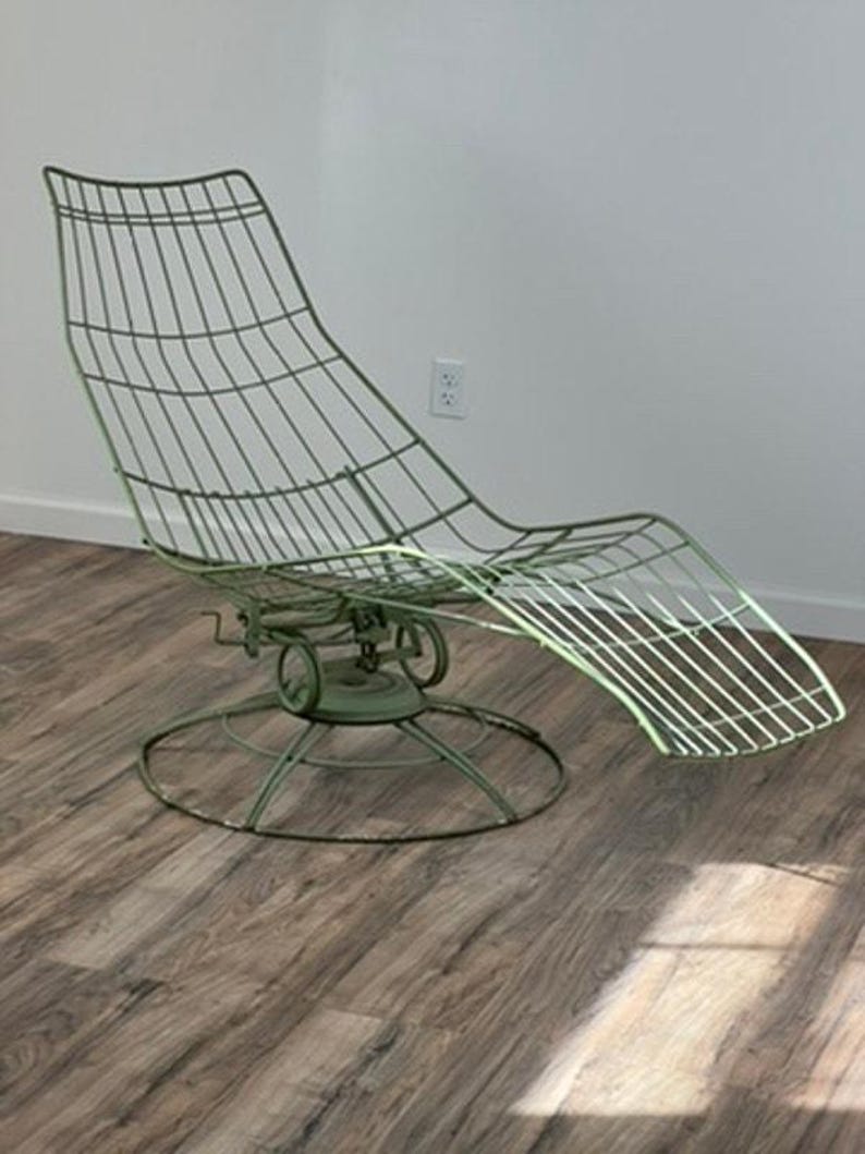 Vintage Mid-century Modern Homecrest Siesta Chaise Lounge C. 1960s - Etsy