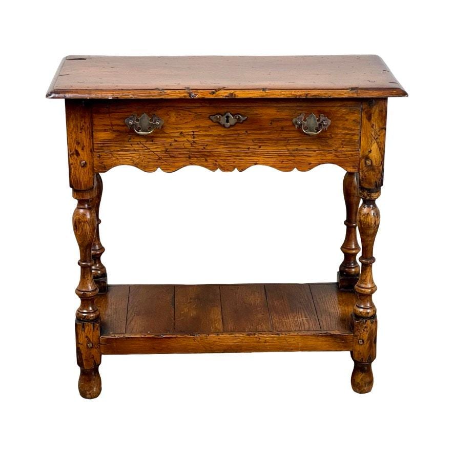 Vintage Oak Accessory Table by Yorkshire House - Etsy