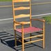Vintage Shaker Style Shawl Back Arm Chair With Tape Seat - Etsy