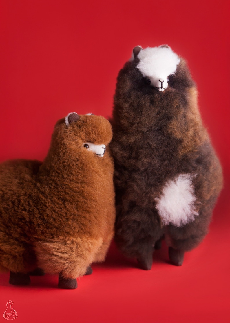 Handmade Alpaca Fur Plush Doll | Hypoallergenic, Sustainable Toy - Etsy