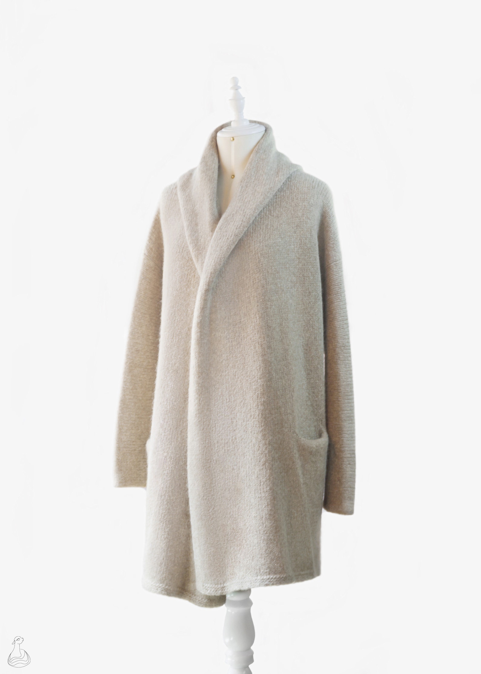 Baby Alpaca Hooded Capote Coat Baby Alpaca & Merino Wool | Etsy