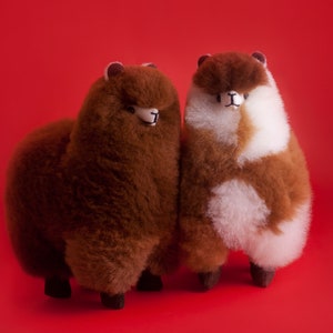 Handmade Alpaca Fur Plush Doll | Hypoallergenic, Sustainable Toy - Etsy