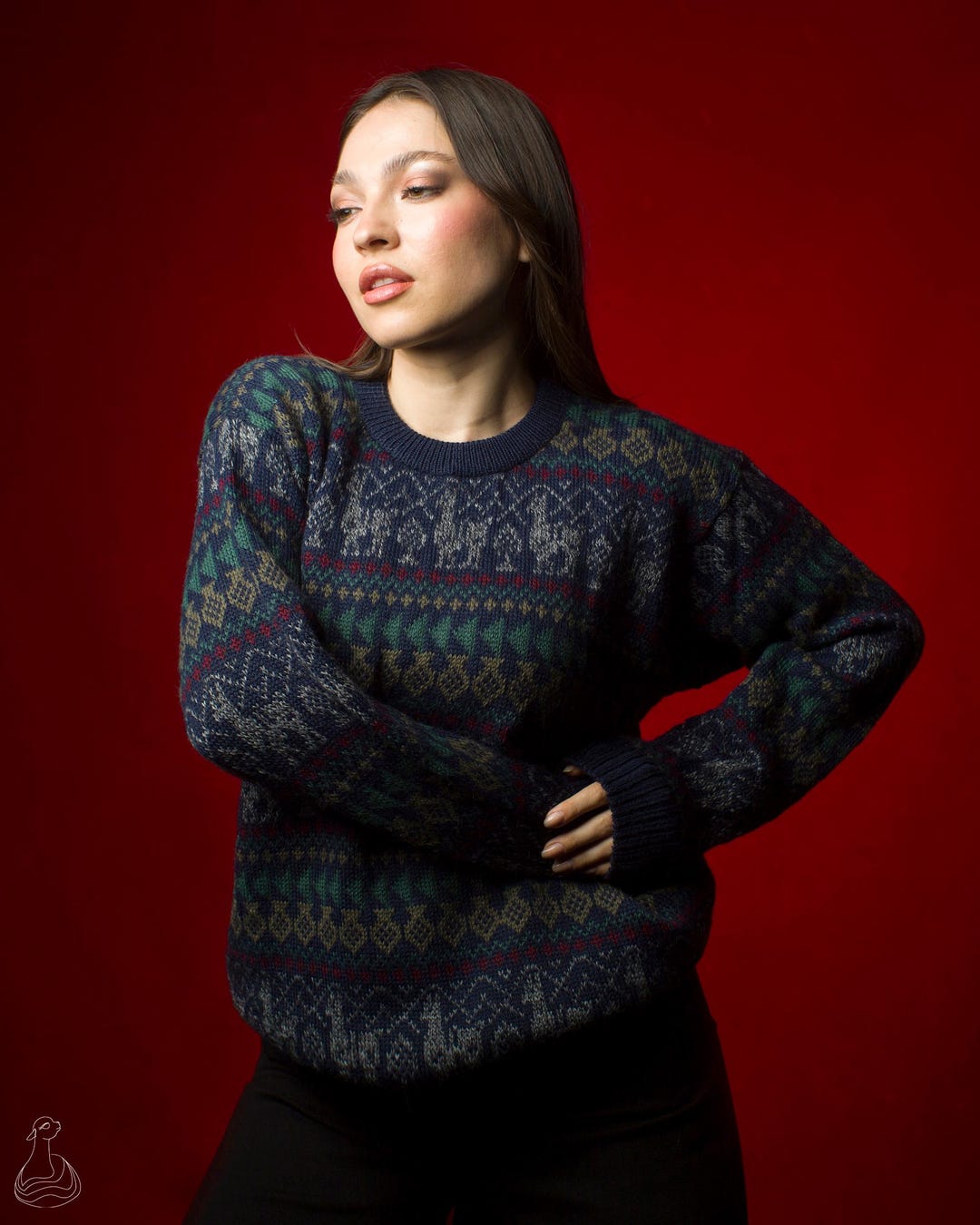 ALPACA SWEATER | Handcrafted Peruvian Alpaca Sweater | Alpaca Pullover ...