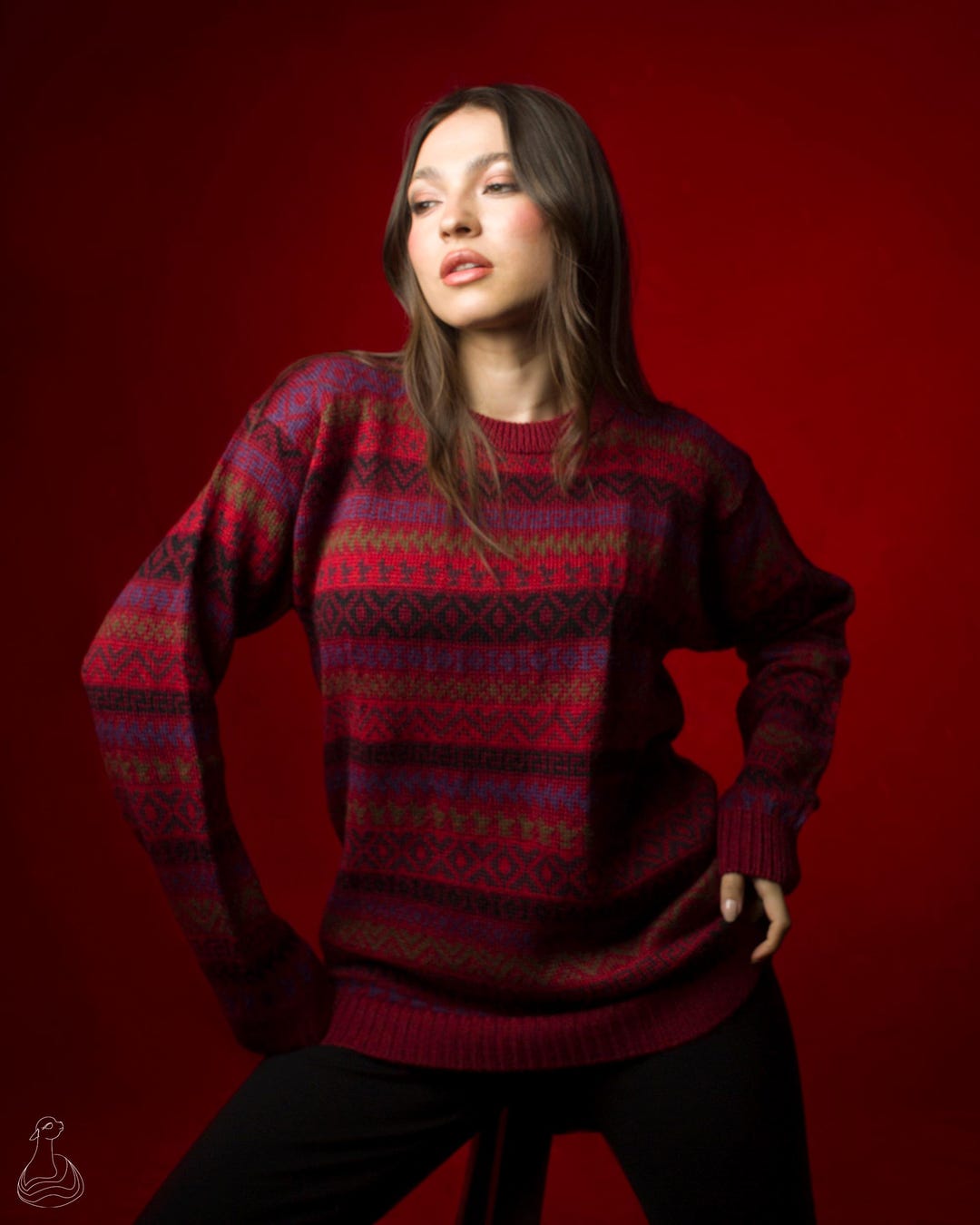 ALPACA SWEATER | Handcrafted Peruvian Alpaca Sweater | Alpaca Pullover ...
