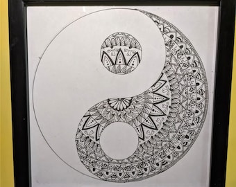 Mandalas Made With Pointillism Technique. Points of Love and - Etsy