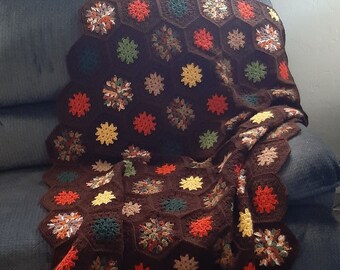 Multi Color Afghan - Etsy