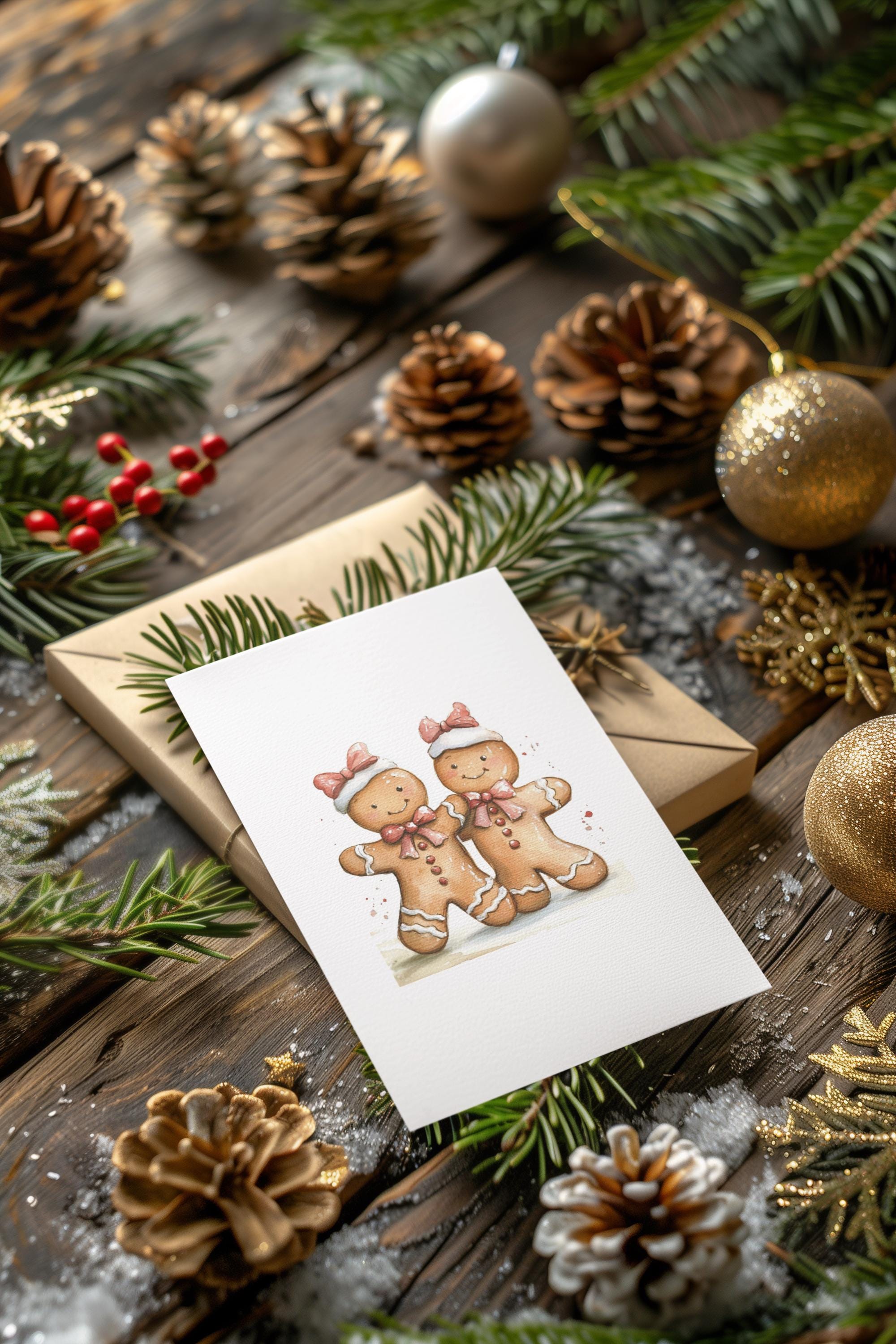Gingerbread Couple a Digital Download for Your Friends and Family ...