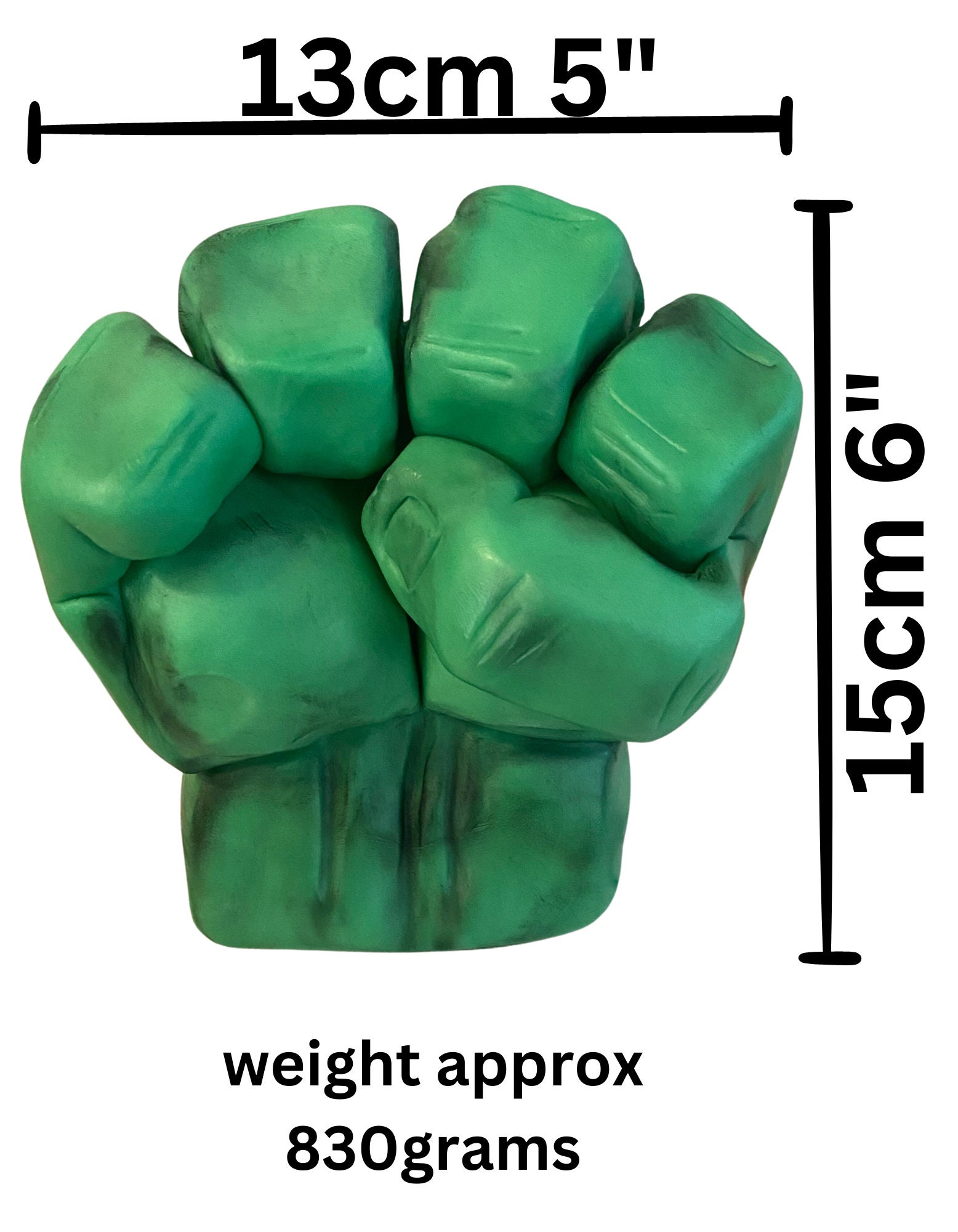 Unofficial Hulk Fist Edible Cake Topper Made From a Mix of Modelling ...