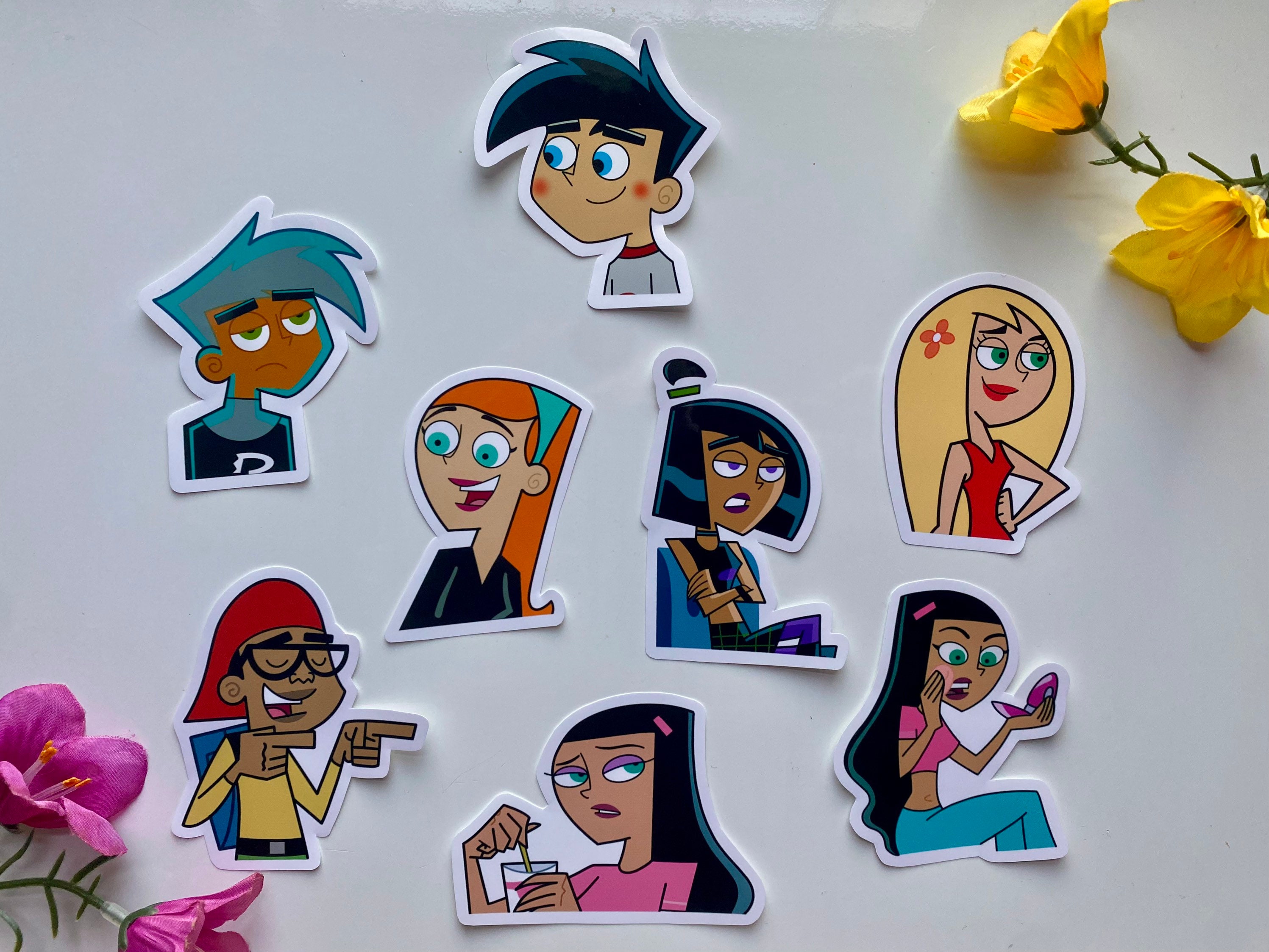Danny Phantom 2000s Childhood TV Show Mood Stickers - Etsy