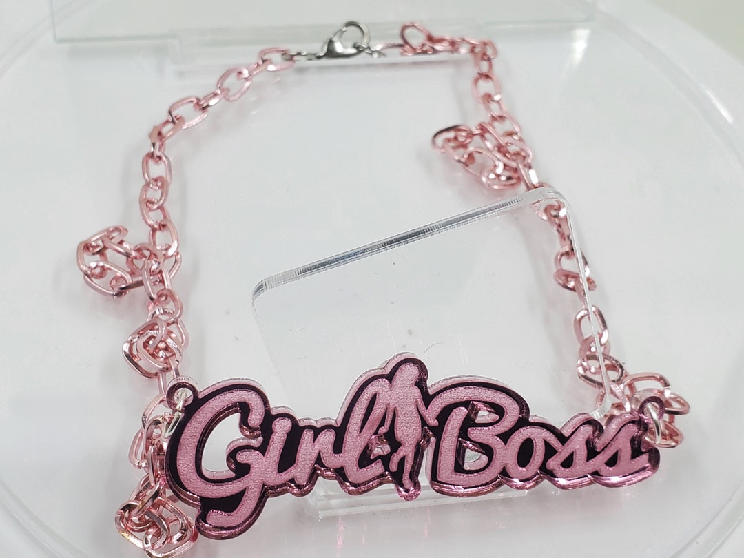 Girl Boss Necklace Girl Boss Gift, Boss Lady, Girl Boss Necklace ...