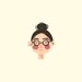 Custom Tiny Face Icon Simple Stylized Social Media Avatar Custom ...