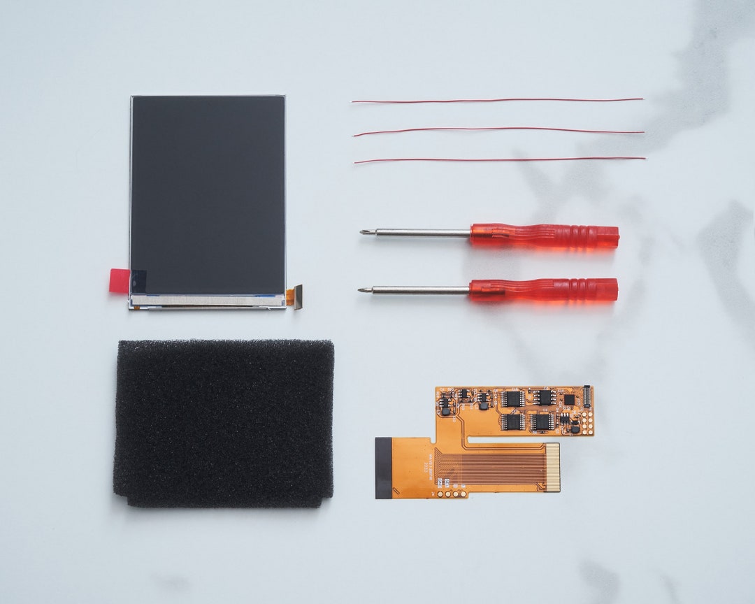 DIY Gameboy Advance Backlight Kit Add a Bright LCD to Your Game Boy - Etsy